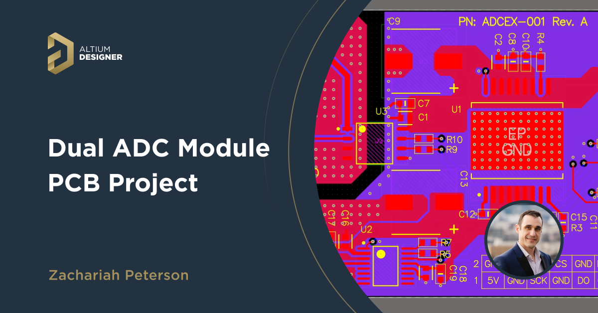 Dual Adc Module Pcb Design Project Altium